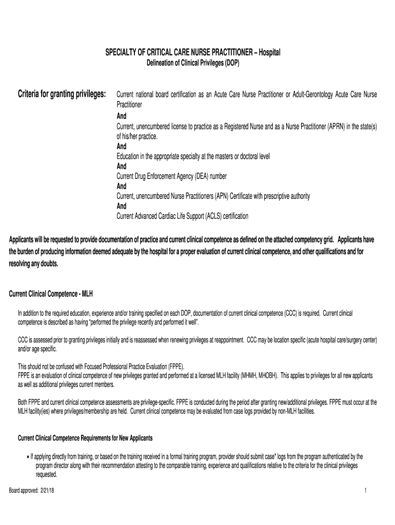 Fillable Online Medical staff services privilege formsRegions Hospital ...