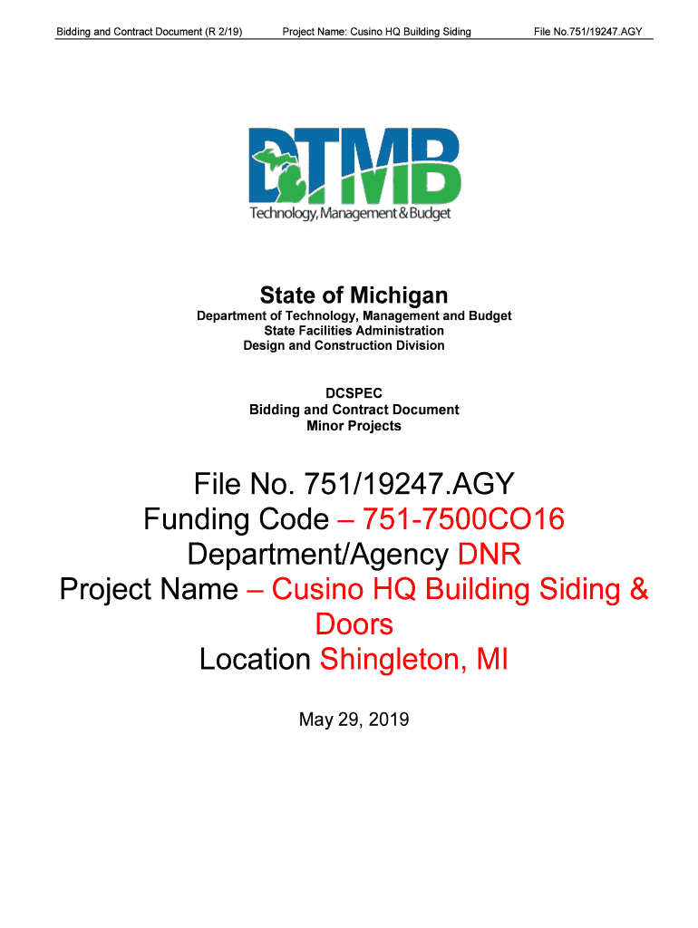 Fillable Online SCOPE OF WORK Boundary Surveys for Land ... - bidnet ...