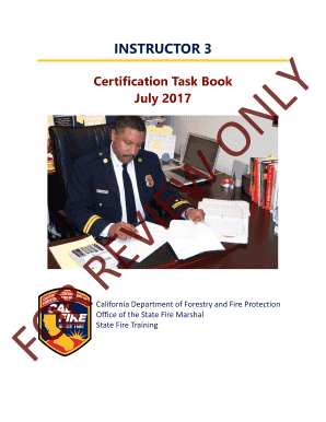 Fillable Online osfm fire ca Instuctor 3 Task Book Fax Email Print ...