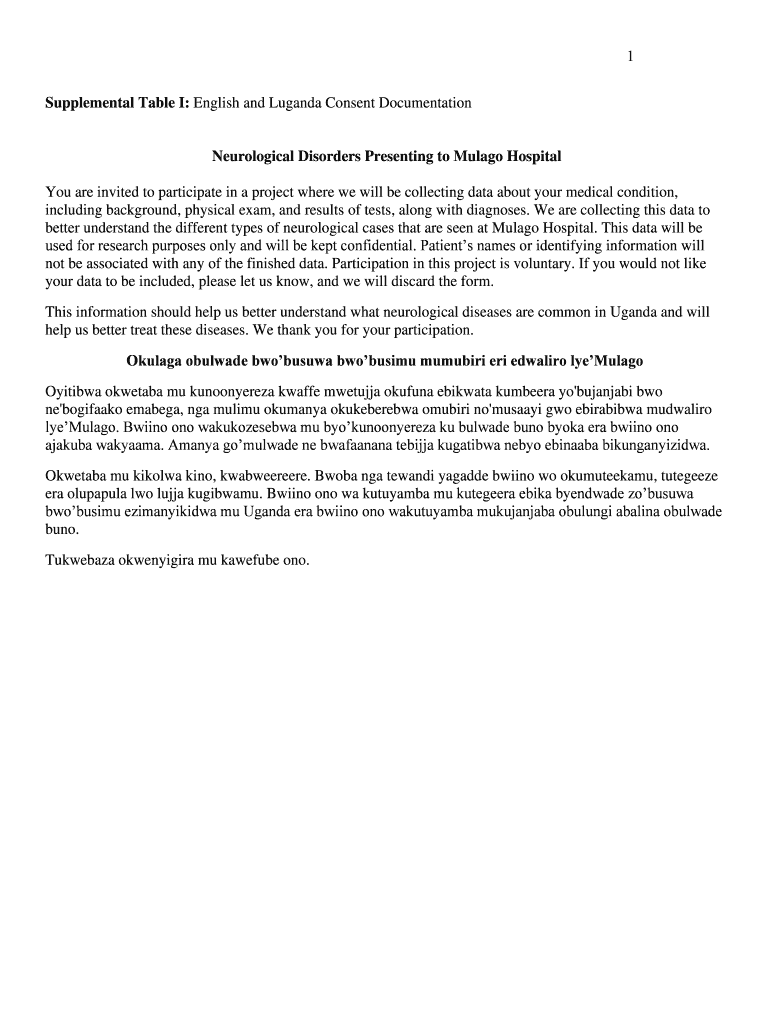 Fillable Online sample consent form - Stanford Medicine - Stanford ...