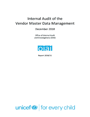 Fillable Online Three Essential Steps in Auditing the Vendor Master ...
