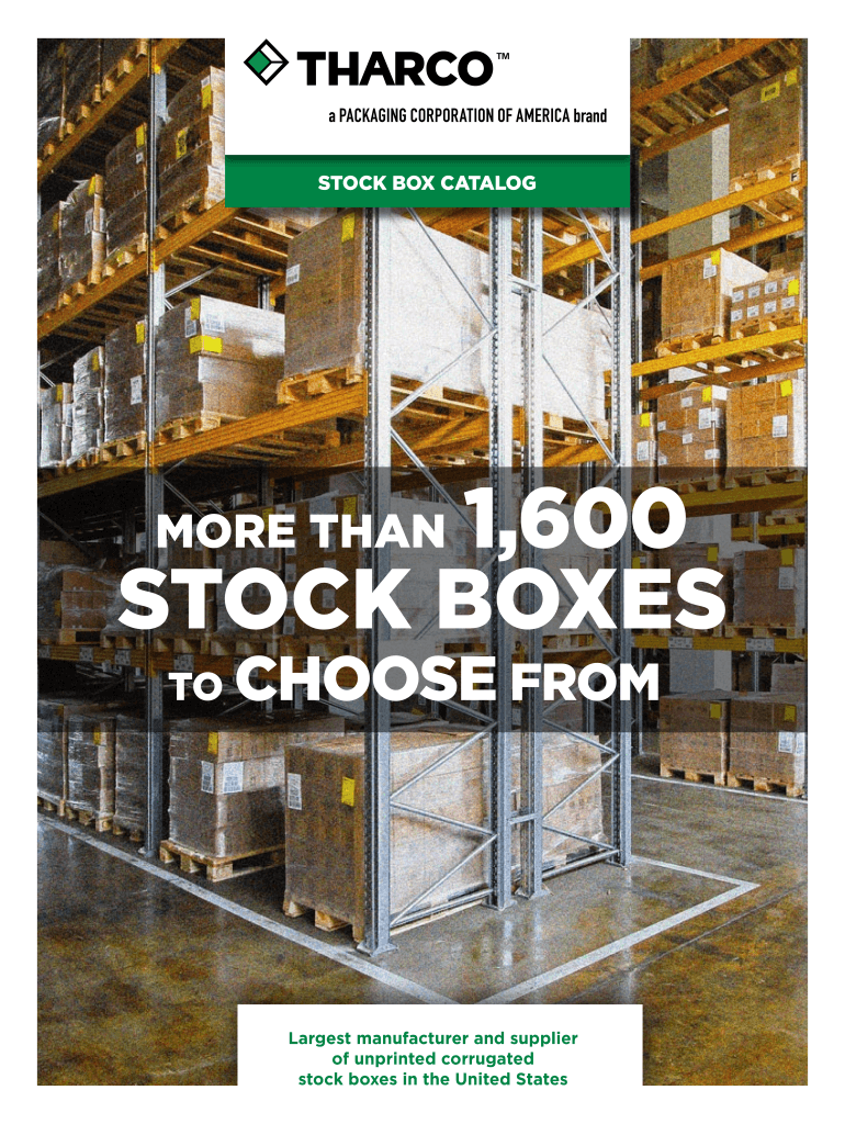 Fillable Online Stock Corrugated Boxes - PSI - Packaging Services ...