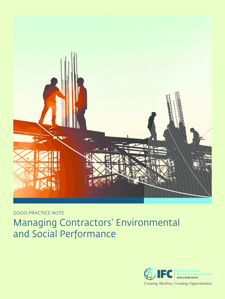 Fillable Online Review of IFC's Policy and Performance Standards on ...