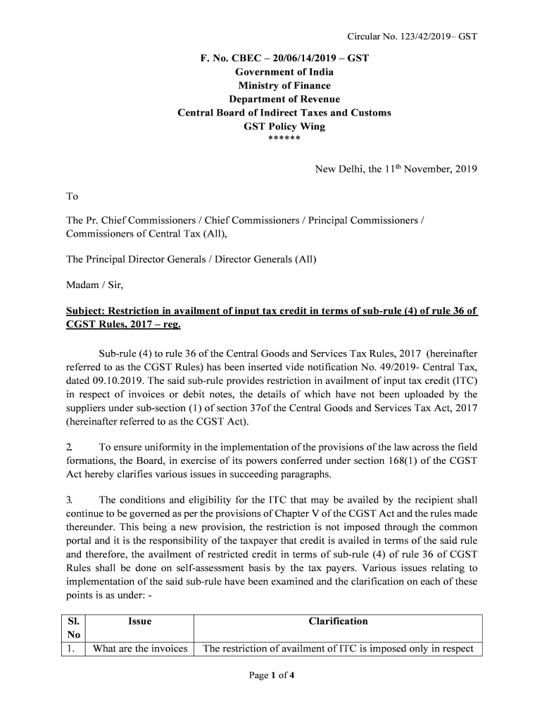 Fillable Online Welcome to CBIC GST Portal! Fax Email Print - pdfFiller
