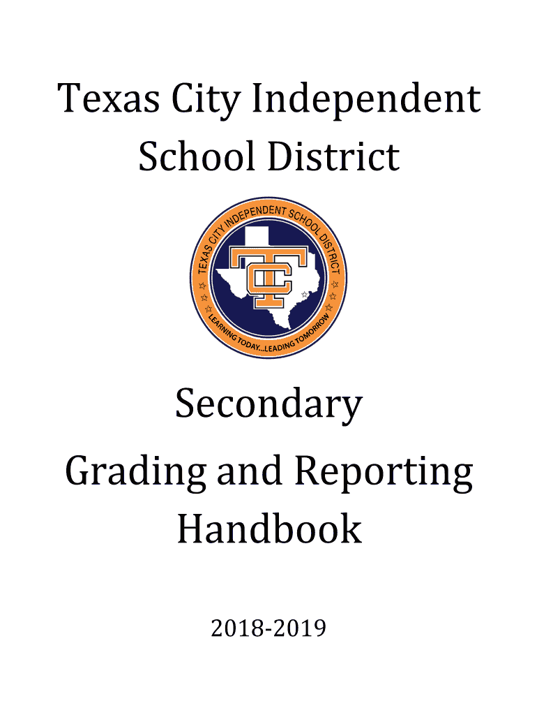 Fillable Online Grading Guidelines - Texas City Independent School ...