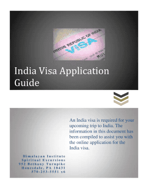 Fillable Online Visa Application Form - Indian Visa Online Fax Email ...
