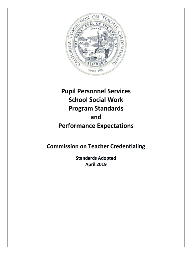 Fillable Online Pupil Personnel Services School Social Work Program ... Fax Email Print - pdfFiller