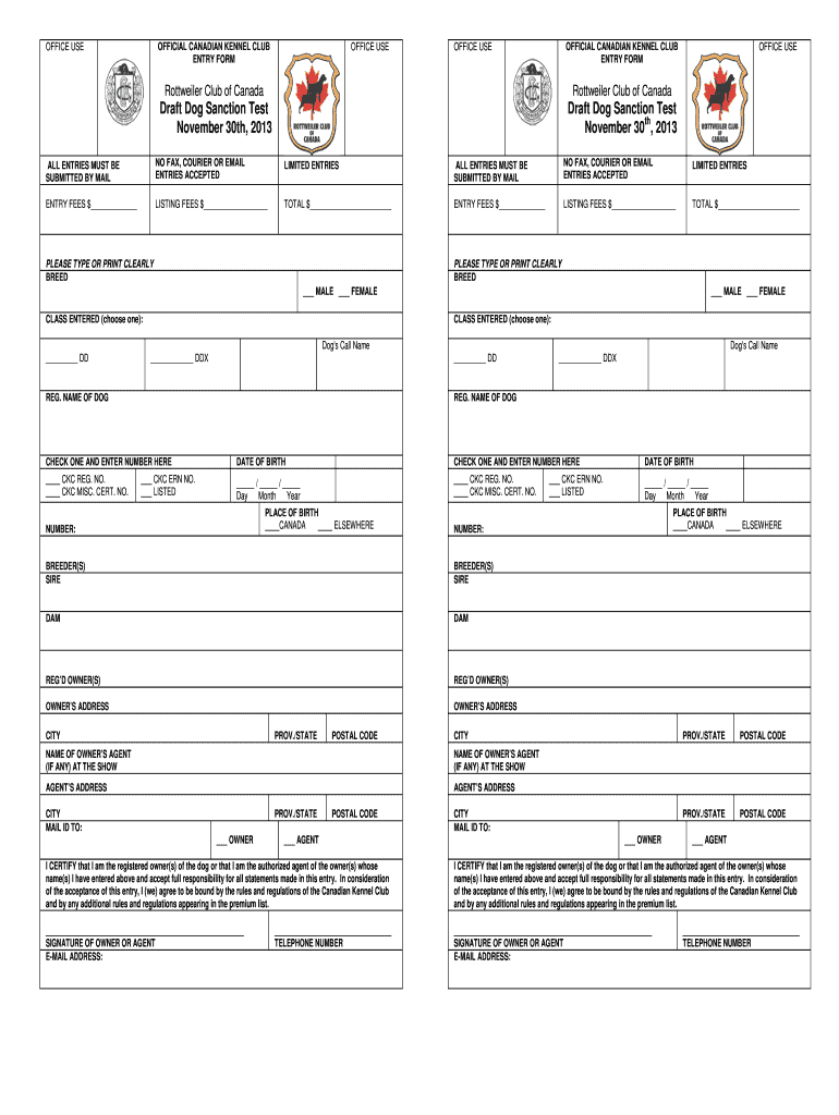 Ckc Forms - Fill Online, Printable, Fillable, Blank | pdfFiller