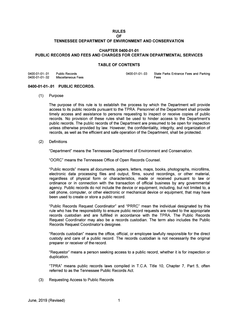Fillable Online Public Records Request - TN.gov Fax Email Print - pdfFiller