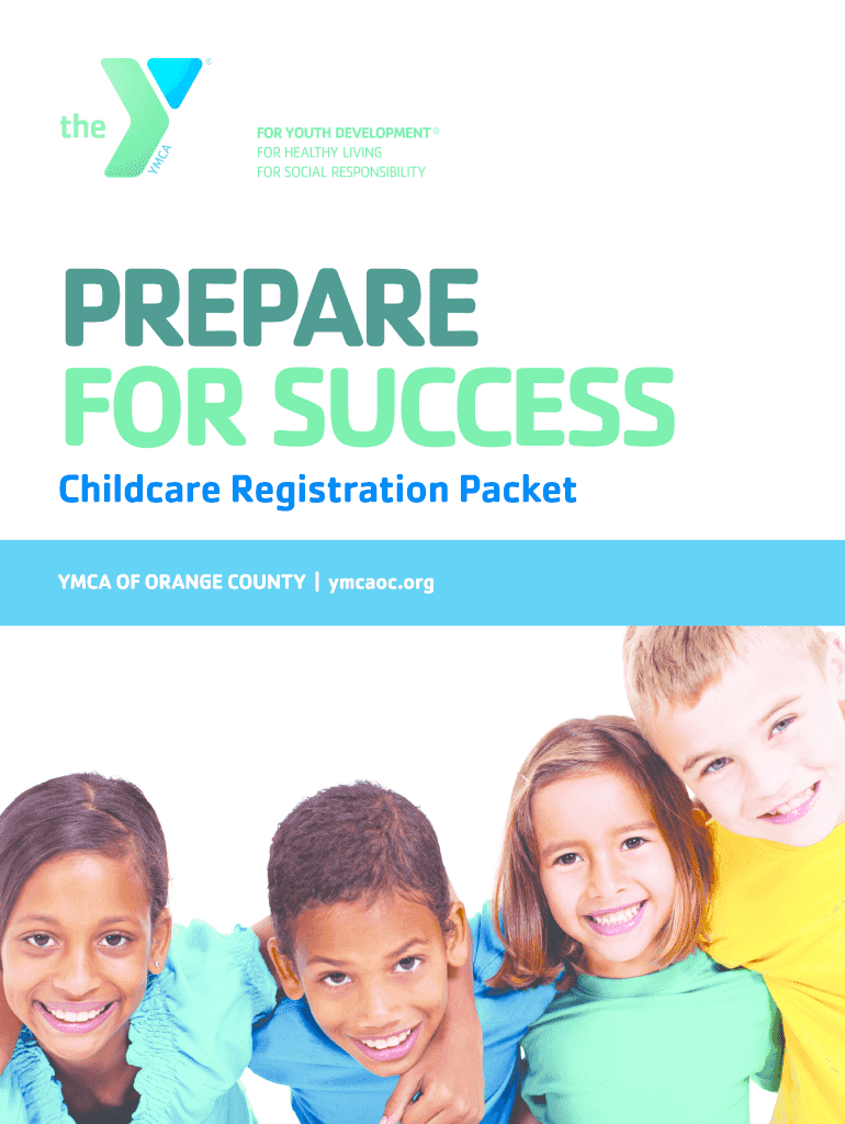 Fillable Online Teen Club Registration Packet - The YMCA of Orange ...