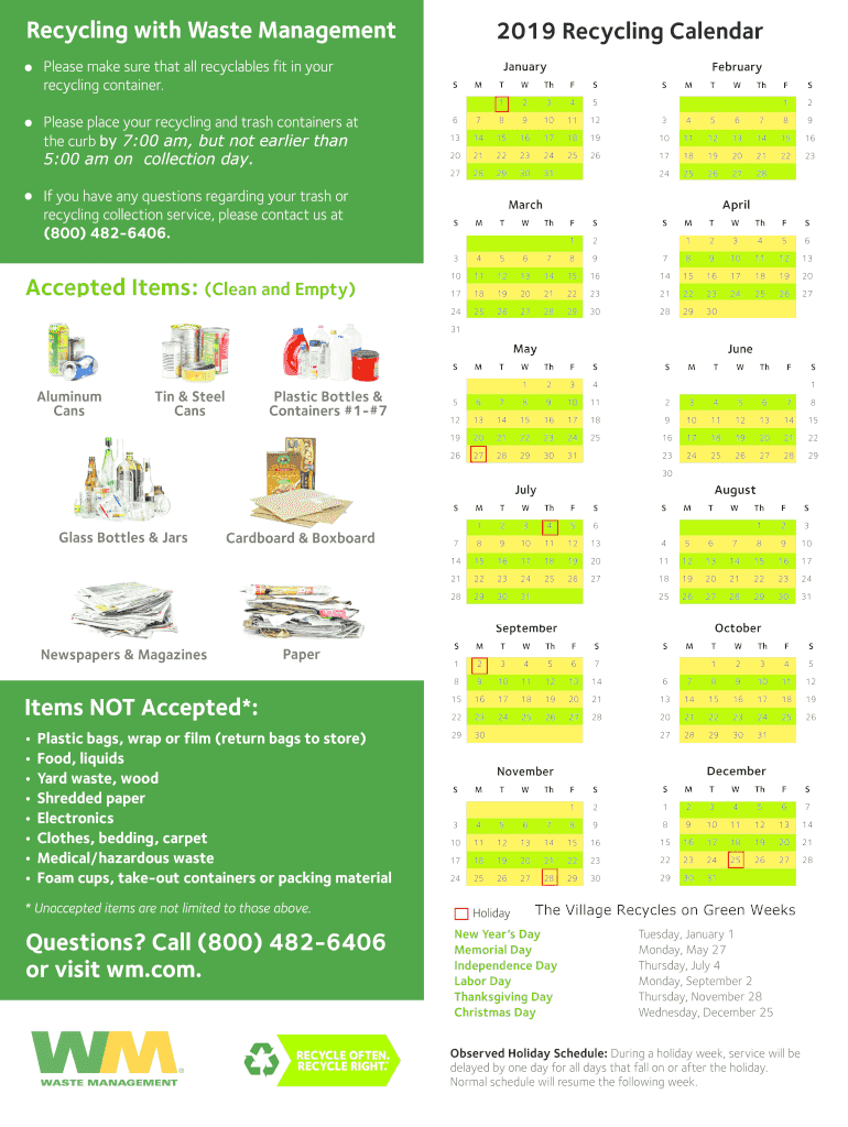 Fillable Online Guidelines - Recycling - Streets & Recycling - City of ...