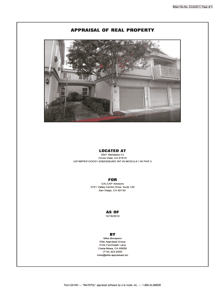 Fillable Online See Who Lives at 2021 Barbados Cv Unit 5, Chula Vista ...