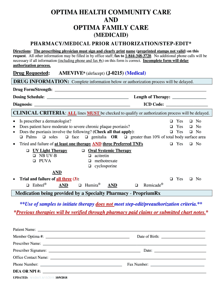 Fillable Online Ibrance - Optima Health Fax Email Print - pdfFiller