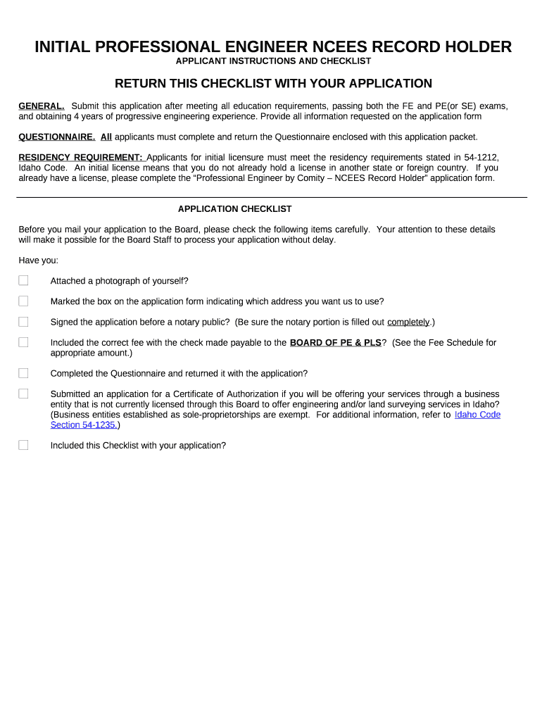 Instructions for Completing Multi State Licensure - NCEES ... - ipels ...