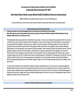 Fillable Online Mental Health and Addiction Recovery Services Guide ...