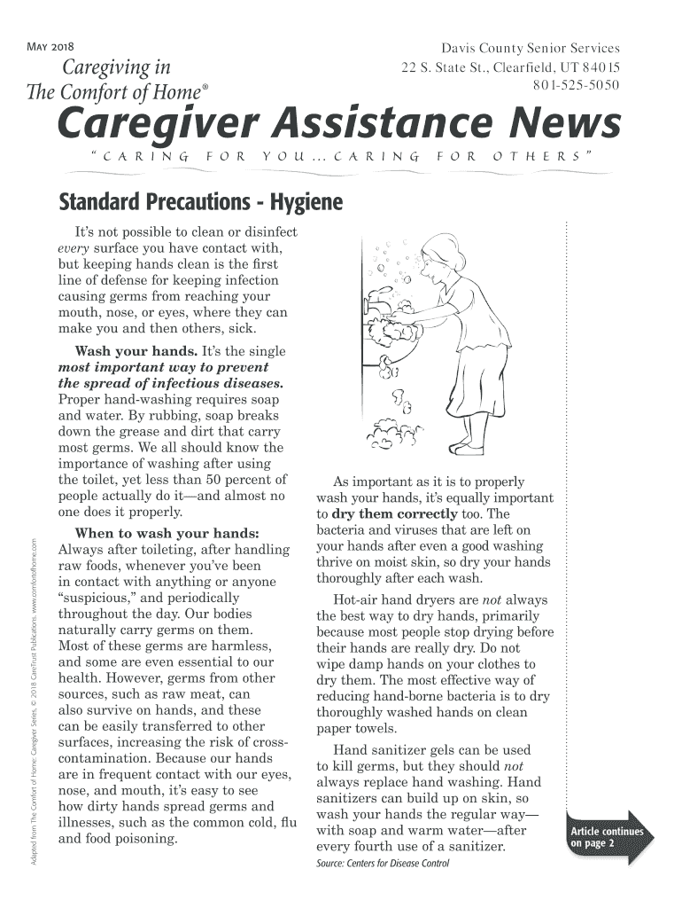 Fillable Online Standard Precautions - Hygiene Fax Email Print - pdfFiller