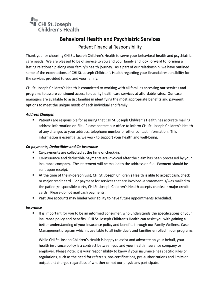 Fillable Online Psychiatric Residential Treatment Facilities (PRTF ...