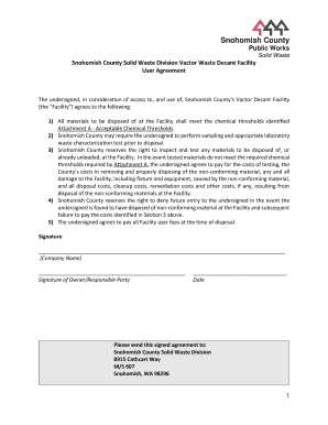 Fillable Online Solid Waste Division Vactor Waste Decant Facility User ...