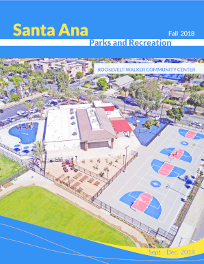 Fillable Online City of Santa Ana Parks, Recreation and Community ...