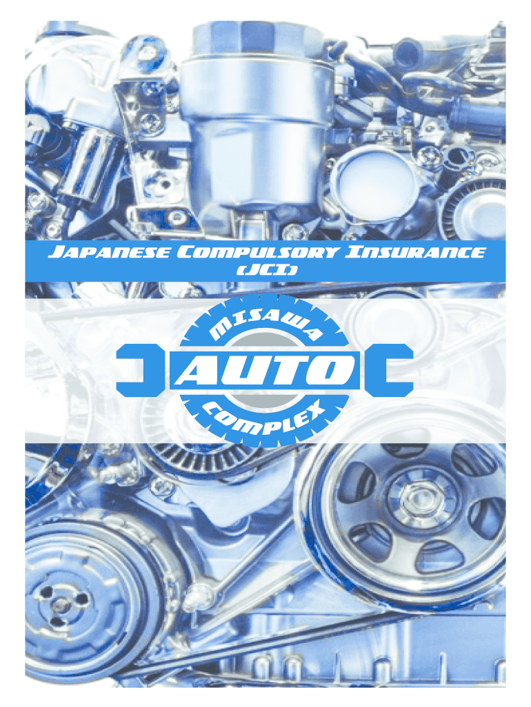 Fillable Online Compulsory Vehicle Inspection - JCI/Shaken()OIST ...