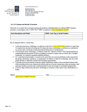 Fillable Online OHSU letterhead (three-color) Fax Email Print - pdfFiller