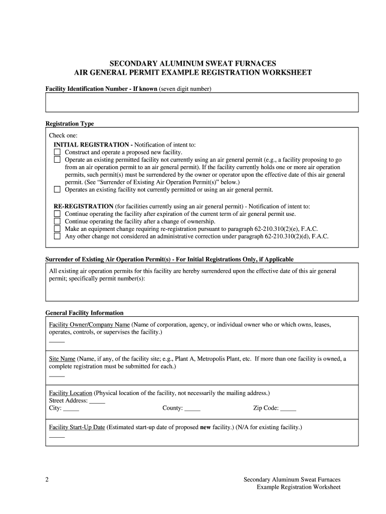 Fillable Online SECONDARY ALUMINUM SWEAT FURNACES. SECONDARY ALUMINUM ...
