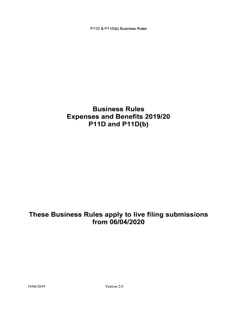 Fillable Online P11D and P11D(b) BVR baseline v2 0 2019-20. P11D and ...