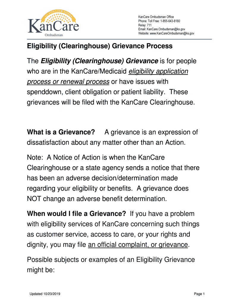 Fillable Online Fillable Online people who are in the KanCare/Medicaid ...