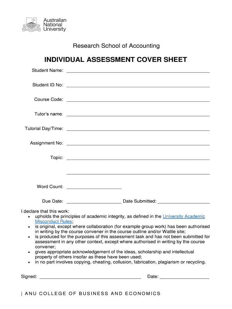Acu Cover Sheet - Fill and Sign Printable Template Online | US Legal Forms