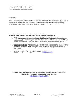 Cisco/3-Way NDA - Supply chain Doc Template | pdfFiller