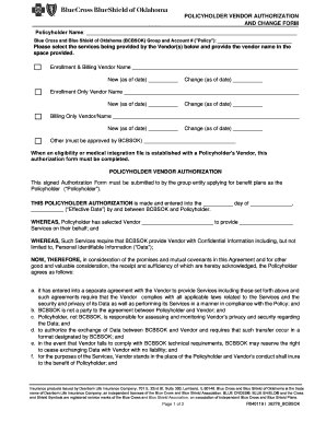 Fillable Online Standard Authorization Form - Blue Cross and Blue ...