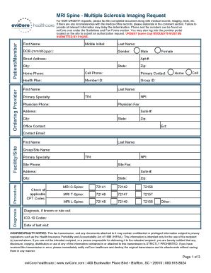 Fillable Online MRI Imaging Fact SheetCleveland Clinic Fax Email Print - pdfFiller