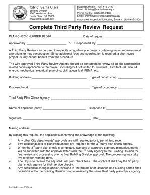 Fillable Online Permit Center: (408) 615-2420 Fax Email Print - pdfFiller