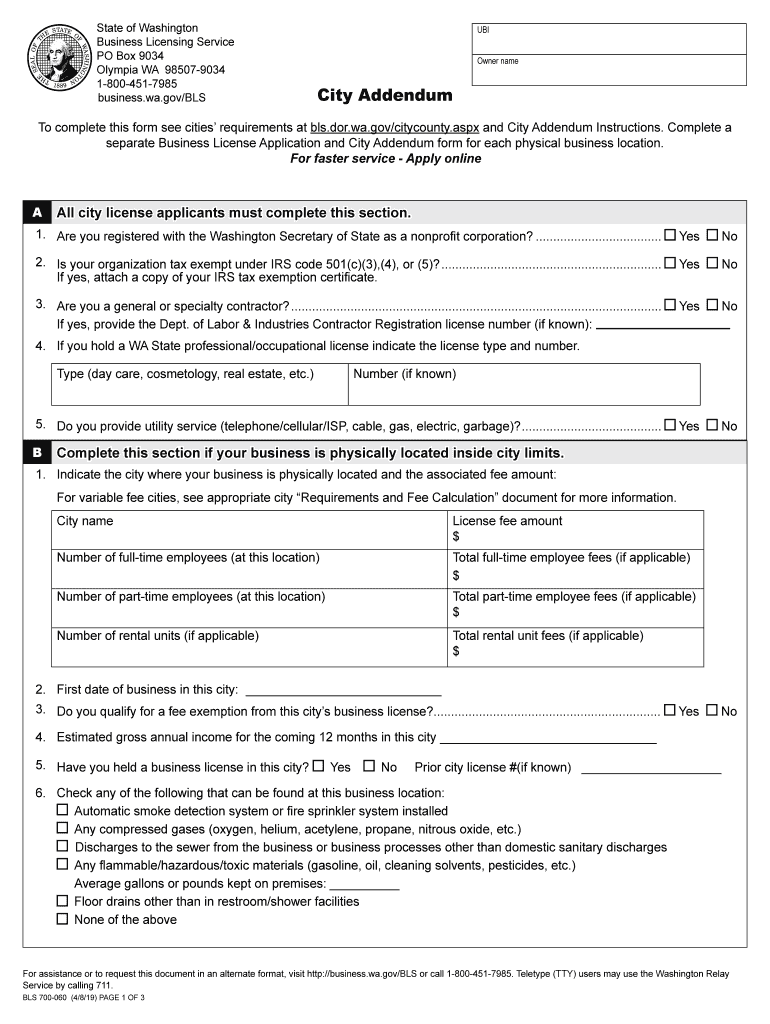 Fillable Online Get the To complete this form see cities requirements ...