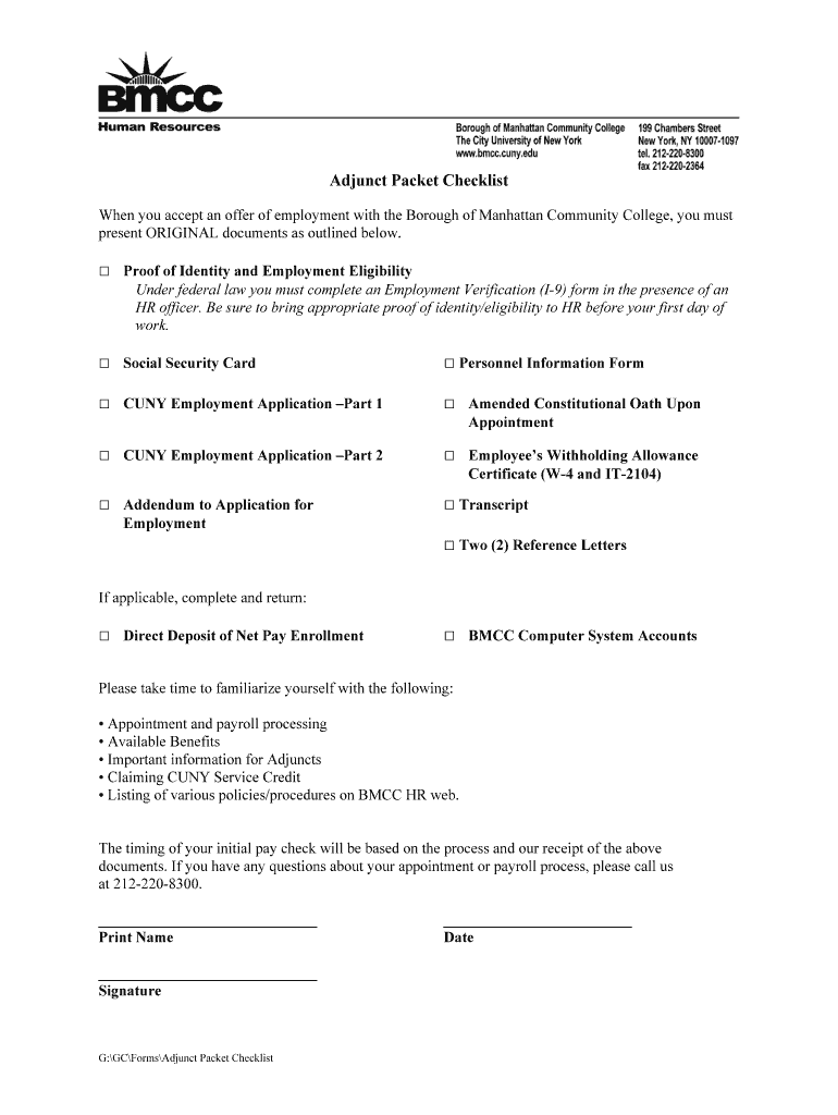 Fillable Online Under federal law you must complete an Employment ...