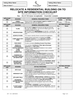 Fillable Online icc govt Checklist Relocate Building on to a site Fax ...