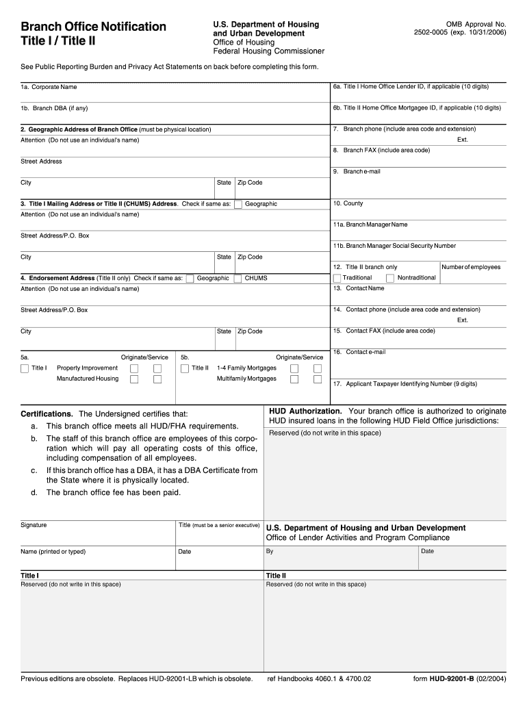 Fillable Online Application for Federal Housing Administration (FHA ...