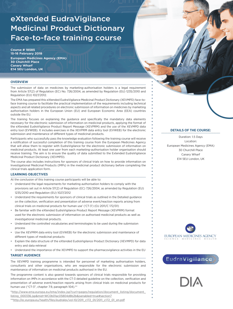 Xevmpd Training - Fill Online, Printable, Fillable, Blank | pdfFiller