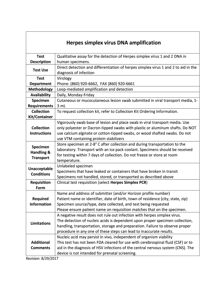Fillable Online The laboratory diagnosis of herpes simplex virus ...
