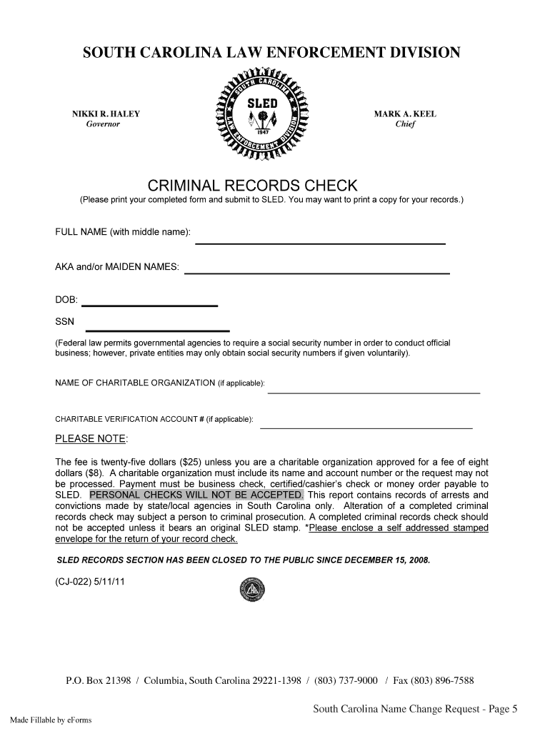 SC CJ-022 2011-2022 - Complete Legal Document Online | US Legal Forms