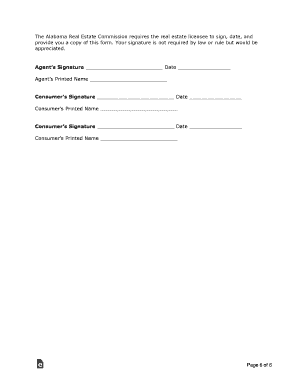 Fillable Online Alabama Agency Disclosure Form Fax Email Print - pdfFiller