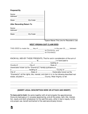 Fillable Online Free Texas Quit Claim Deed Form - PDF Word eForms ...