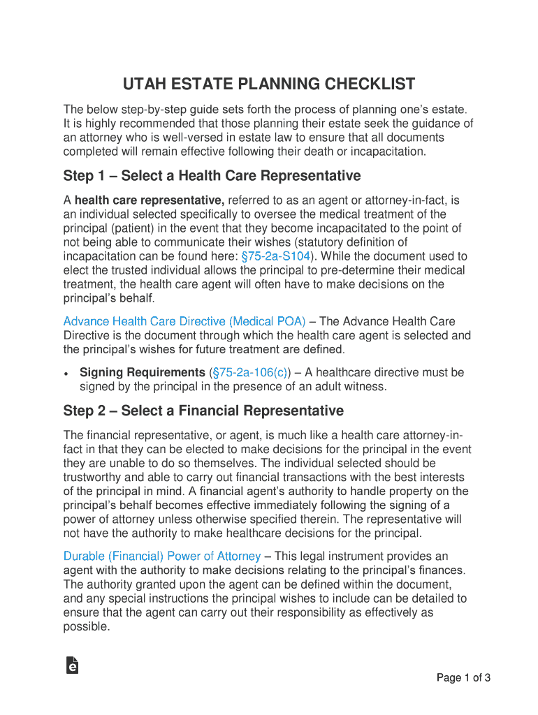 Fillable Online The Executor's Guide - Settling A Loved One's Estate or ...