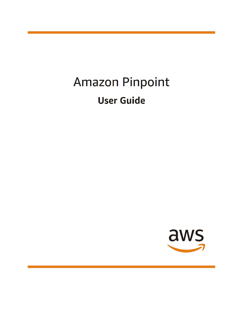 Fillable Online Logging Amazon Pinpoint API Calls with AWS CloudTrail ...
