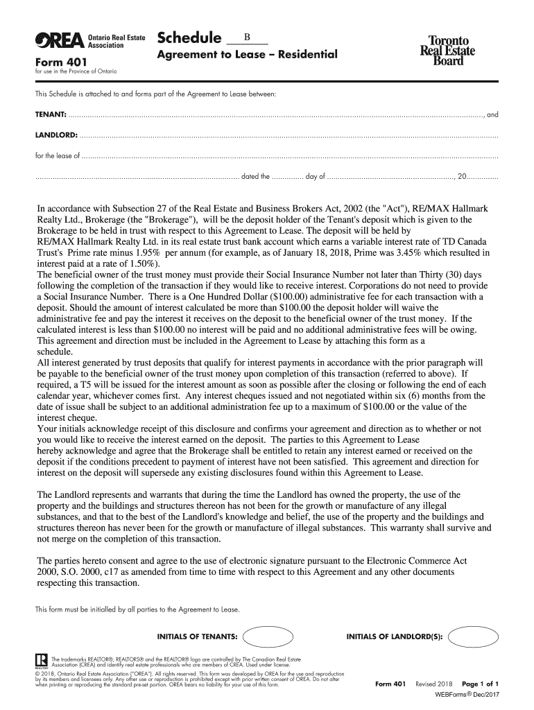 Orea Form 401 - Fill Online, Printable, Fillable, Blank | pdfFiller