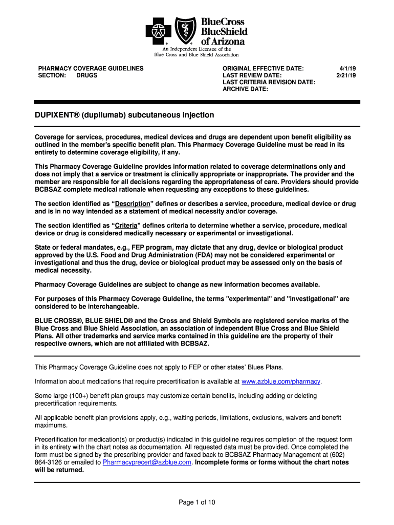 Fillable Online DUPIXENT (dupilumab) subcutaneous injection Fax Email ...