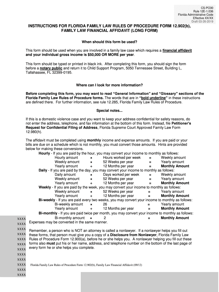 Fillable Online CS-PO31 - Family Law Financial Affidavit (Short Form) Fax Email Print - pdfFiller