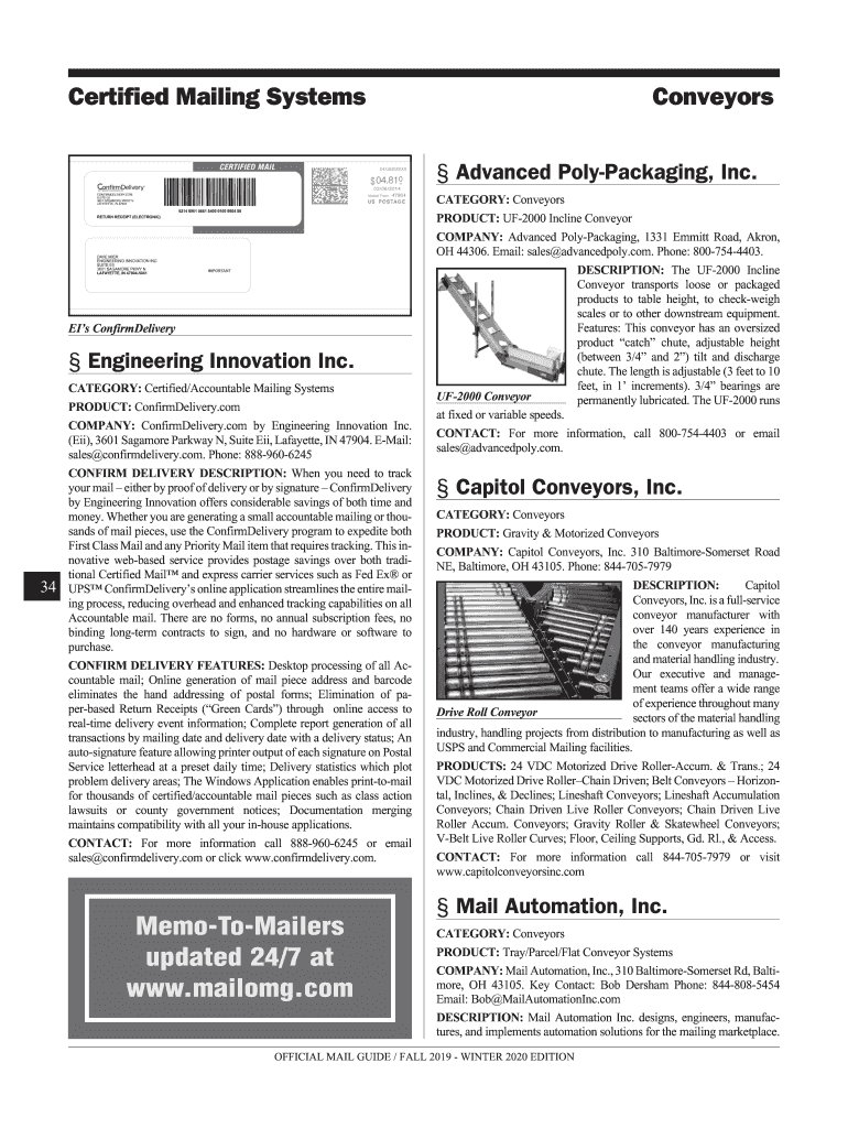 Fillable Online Advanced Poly-Packaging, Inc.Packaging World Fax Email ...