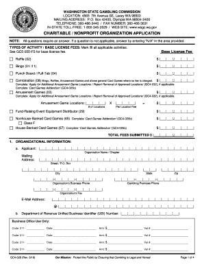 Fillable Online . Nonprofit Application Fax Email Print - pdfFiller
