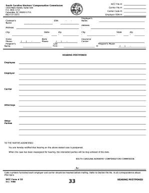 15 - South Carolina Workers' Compensation Commission - wcc sc Doc ...